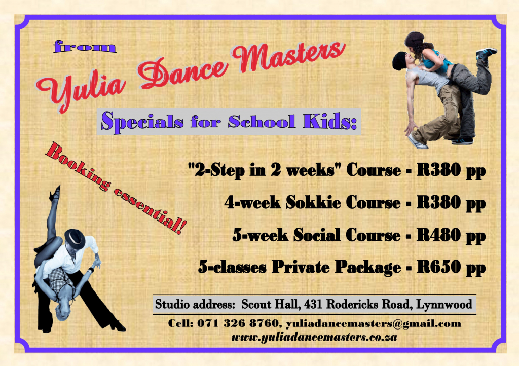 Schoolkids Special - General Adv 1 - A6 - Yulia Dance Masters